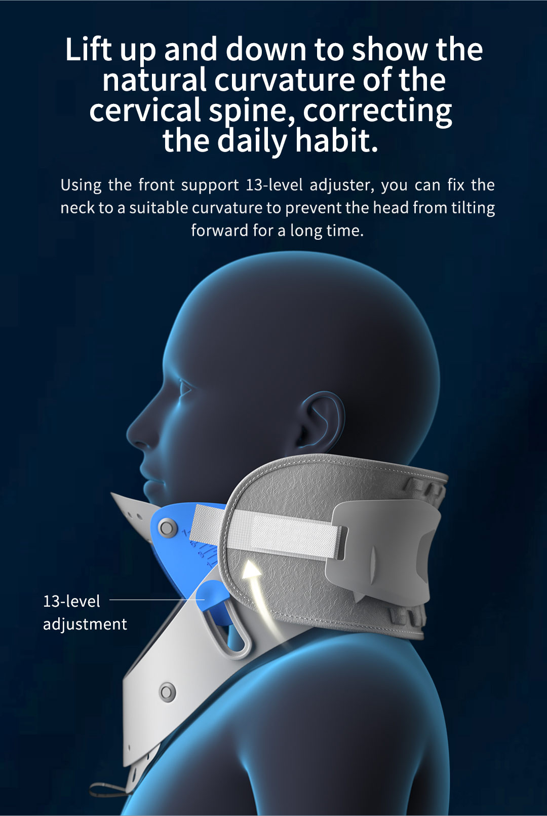 Graphene Heated Cervical Spine Traction Holder for Neck Fixer OEM/ODM ...